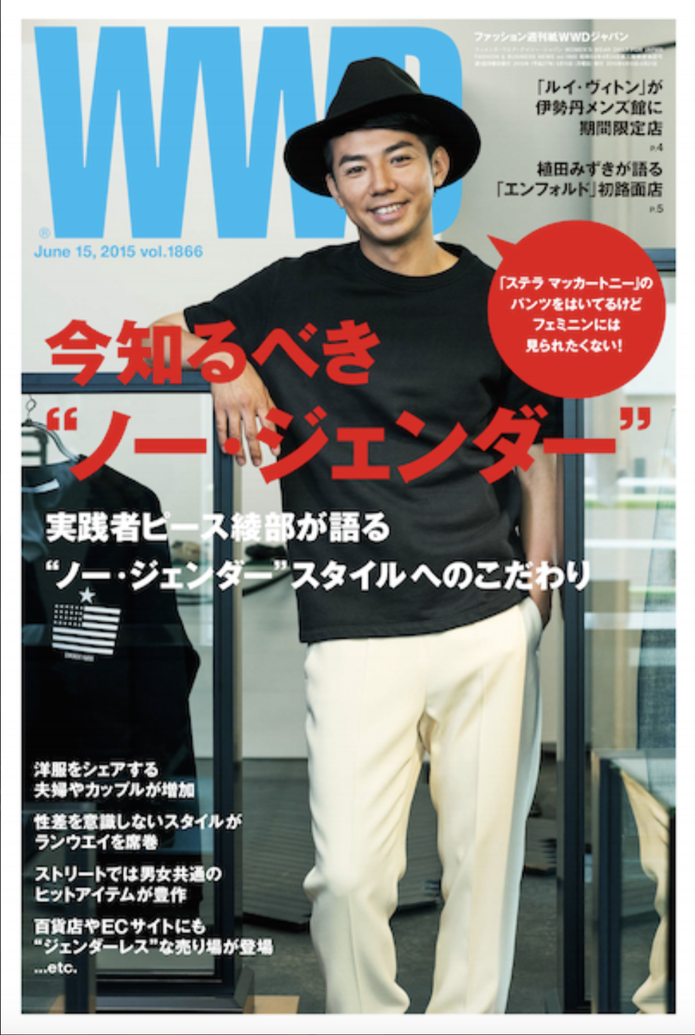 WWD japan – Yuji Ayabe | Takuya Baba | ARTIST | SEPT Inc.