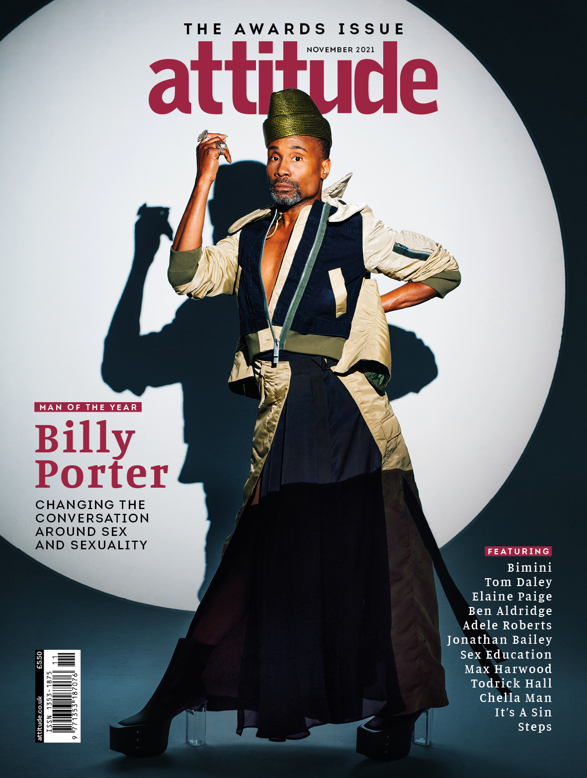 Attitude-magazine-Billy-Porter | Koji Ichikawa | ARTIST | SEPT Inc.